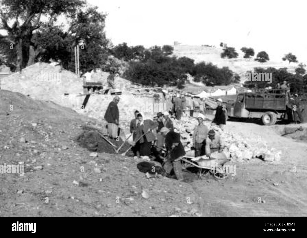 A house is under construction in Algeria, part of a development project ...