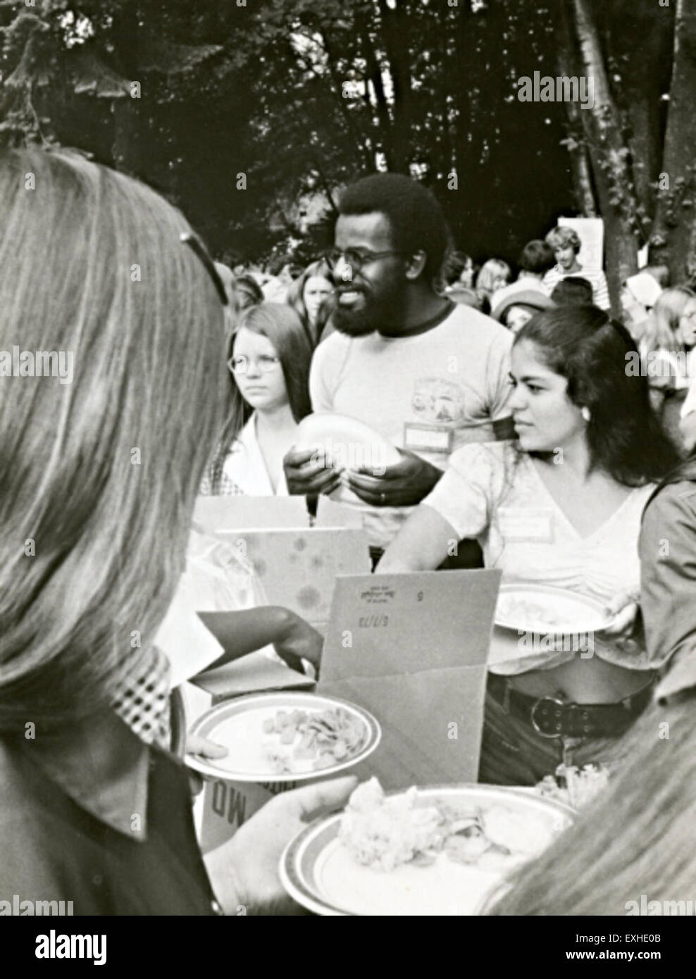 Hubert Brown and Emma Torres in Picnic Line, 1973 1 Stock Photo - Alamy