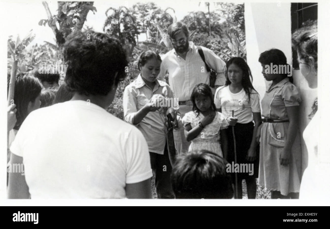 IVS Volunteers Eugenia De Pedro and Tom Schenck Teach Gardners 1 Stock ...