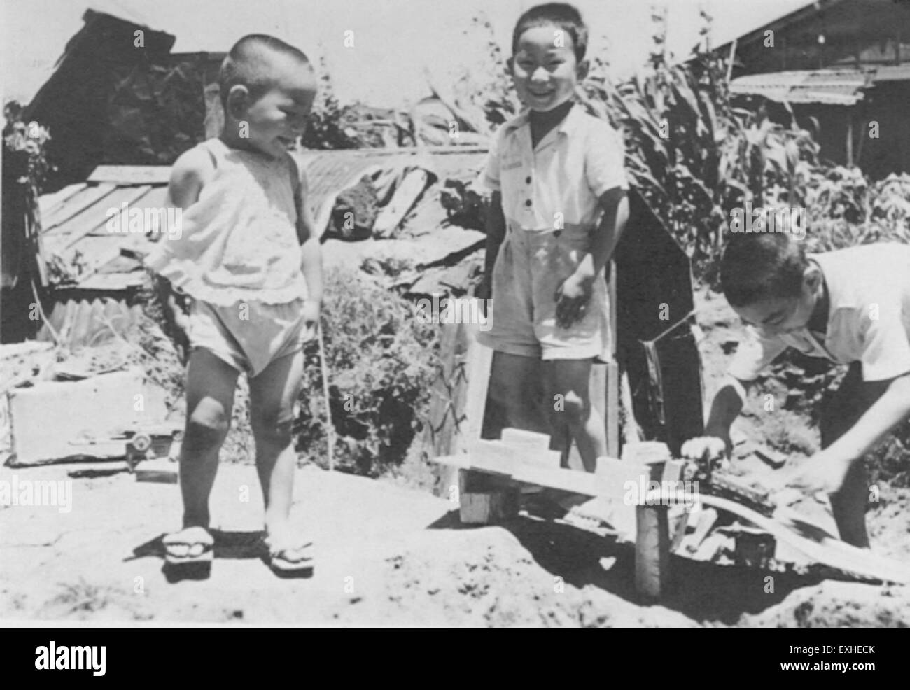 Japanese children are shown playing together, reflecting childhood ...