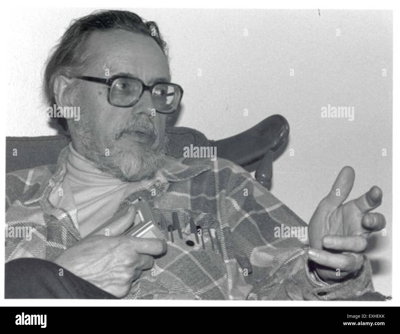 A photograph featuring John H. Yoder and Howard John Yoder, showcasing ...