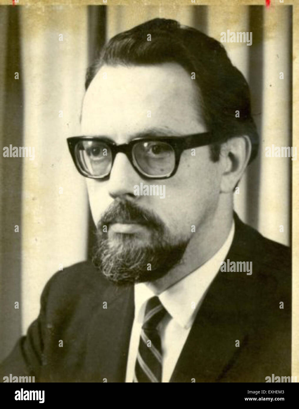 John Howard Yoder, a prominent theologian, is shown in 1971. Yoder's ...