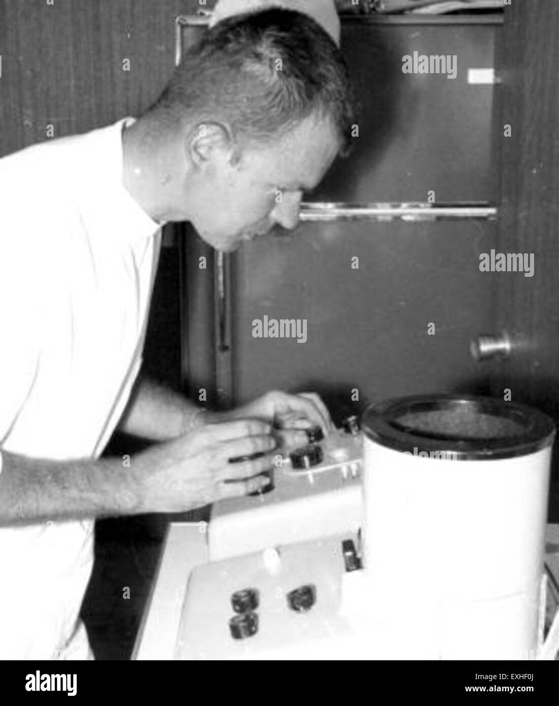 Ken Yoder, a lab technician at Conejos Hospital in La Jara, Colorado ...