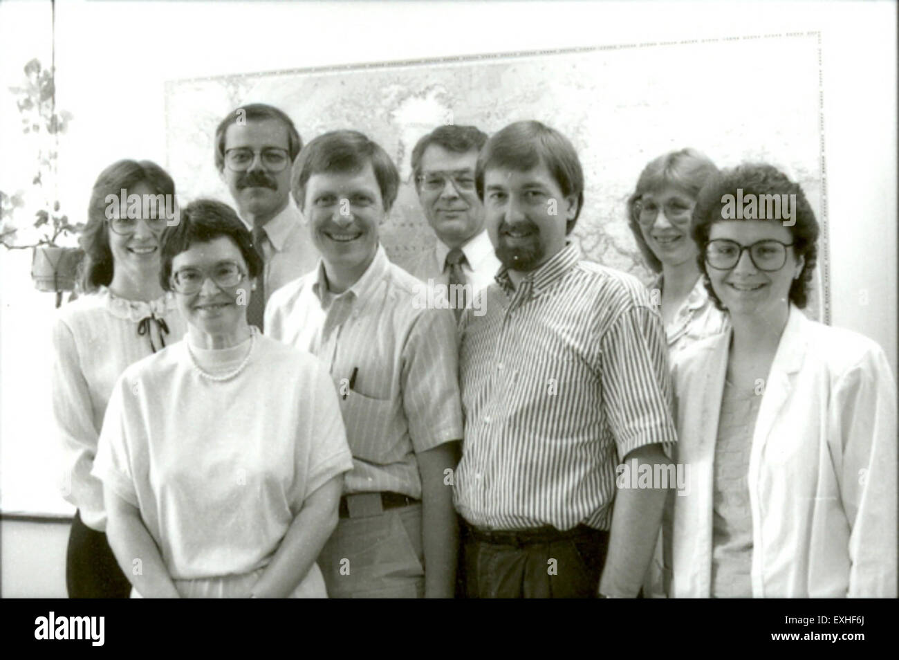 This image shows Mary Roth, Betty Kelsey, Ron Yoder, and Gerald Mumaw ...