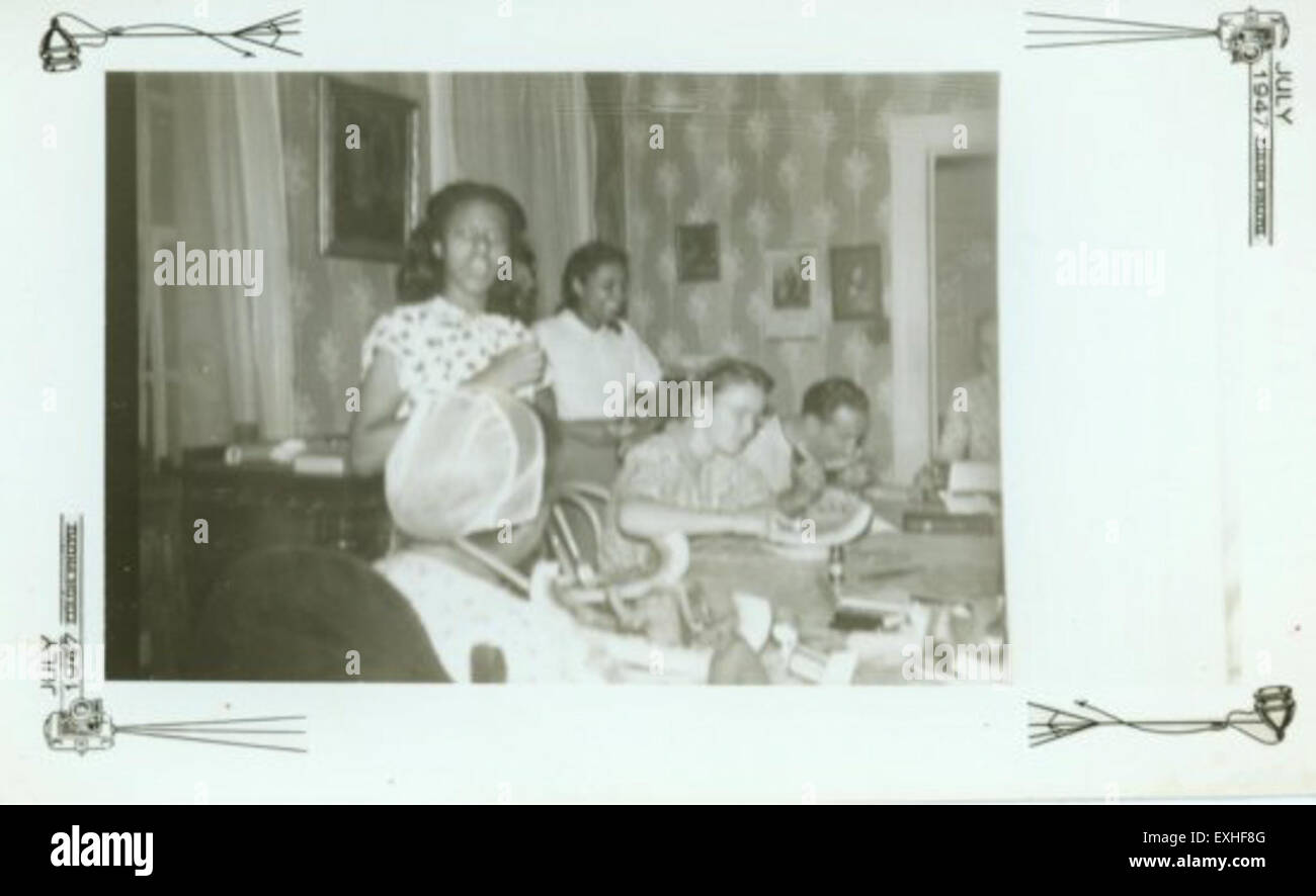 A family portrait of the Lark family, featuring Carol Yoder and Merle ...