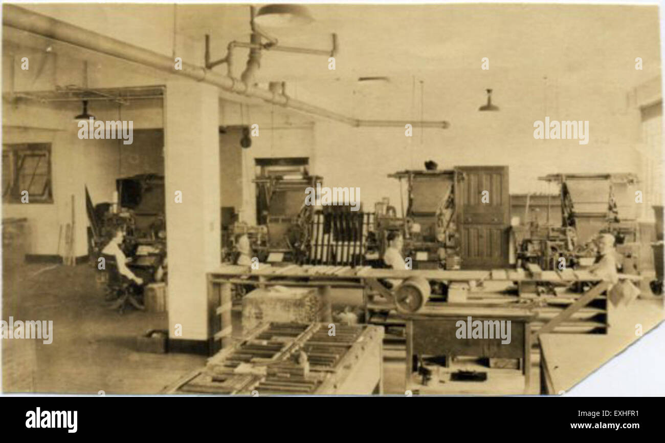 Linotype operators hi-res stock photography and images - Alamy