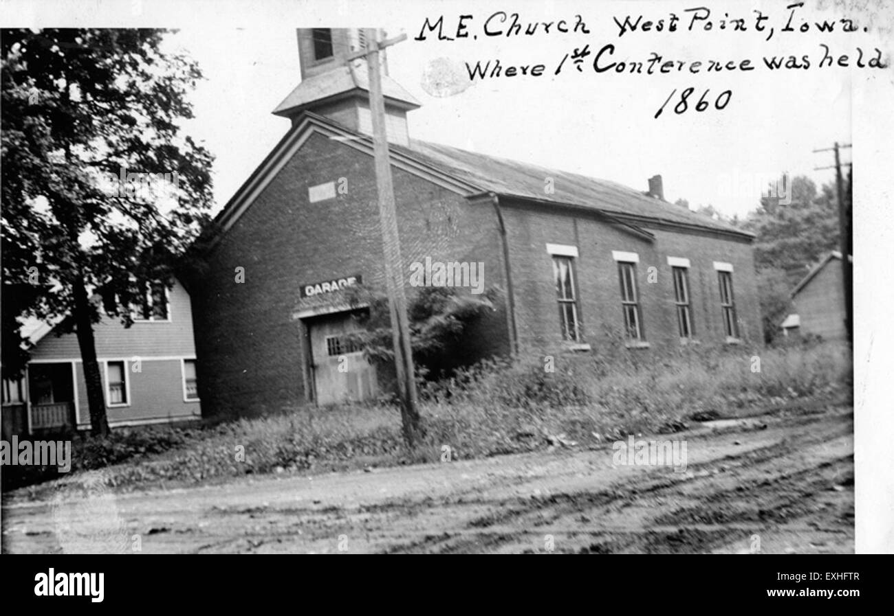 This historical photograph or map marks the location of the 1860 ...