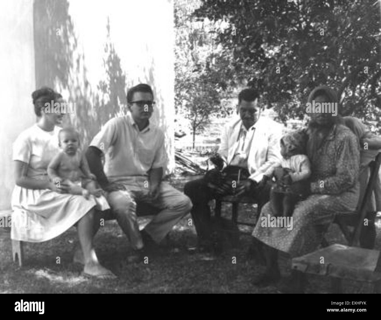 This image depicts M Mast Toba and their family in the Chaco region of ...