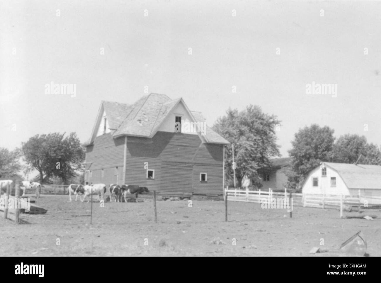 A photograph of Aaron Bachman working within the Manson Mennonite ...