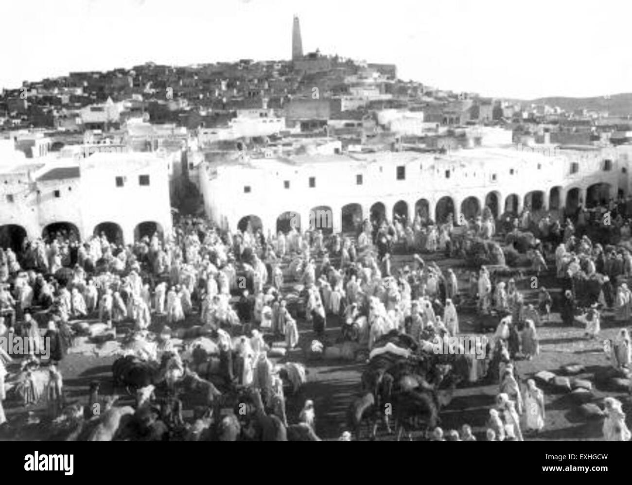 The marketplace at Ghardia, Algeria, showcases local trade and commerce ...