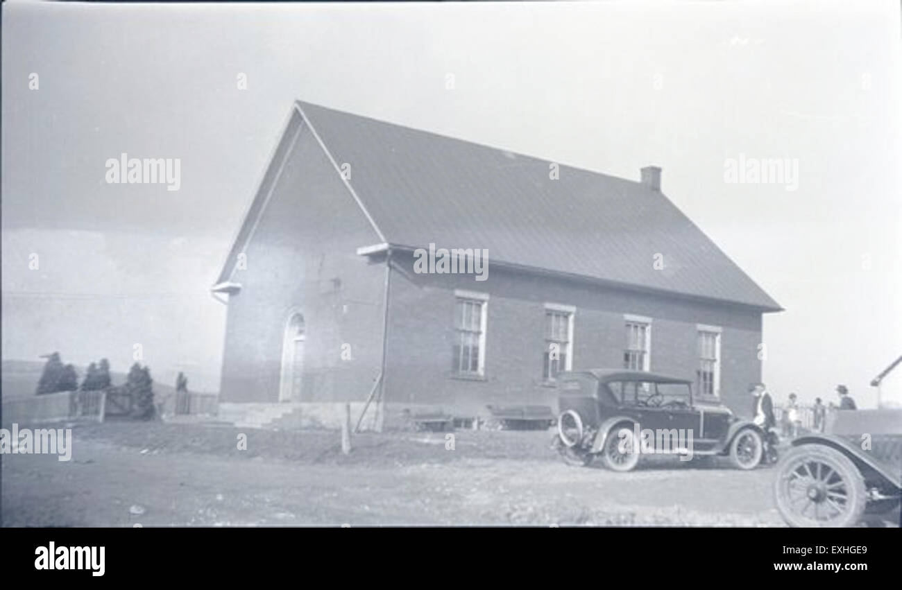 The Masontown, PA Meetinghouse, built around 1923, is an example of ...