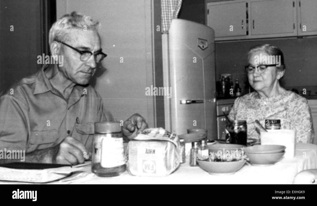 A historical photograph of Maurice and Mabel Long, taken in Buckeye ...