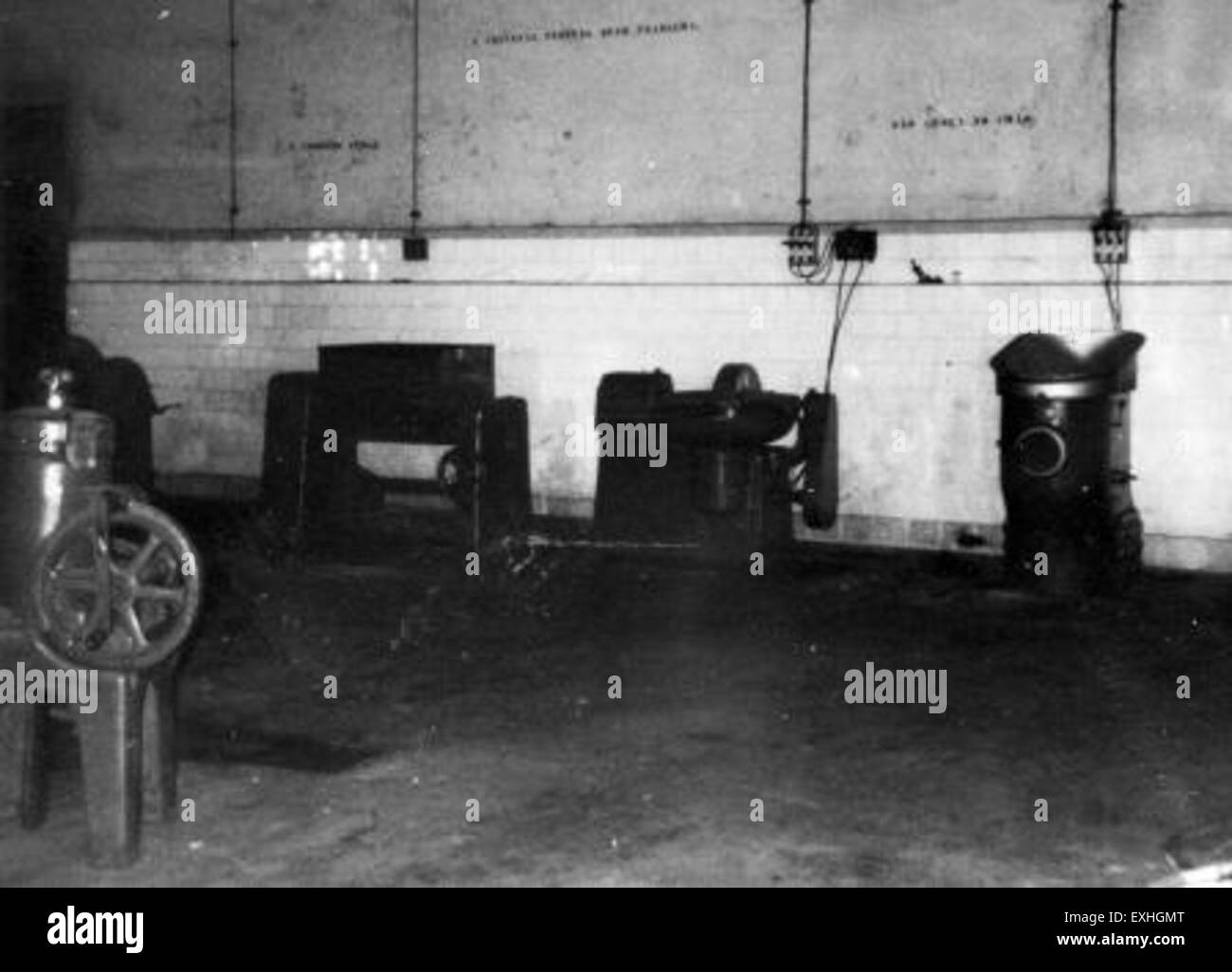 Meat production process Black and White Stock Photos & Images - Alamy