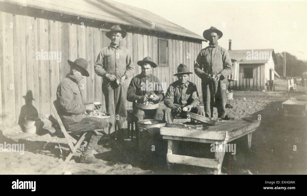 Mennonite conscientious objectors at Camp Funston 1 Stock Photo - Alamy