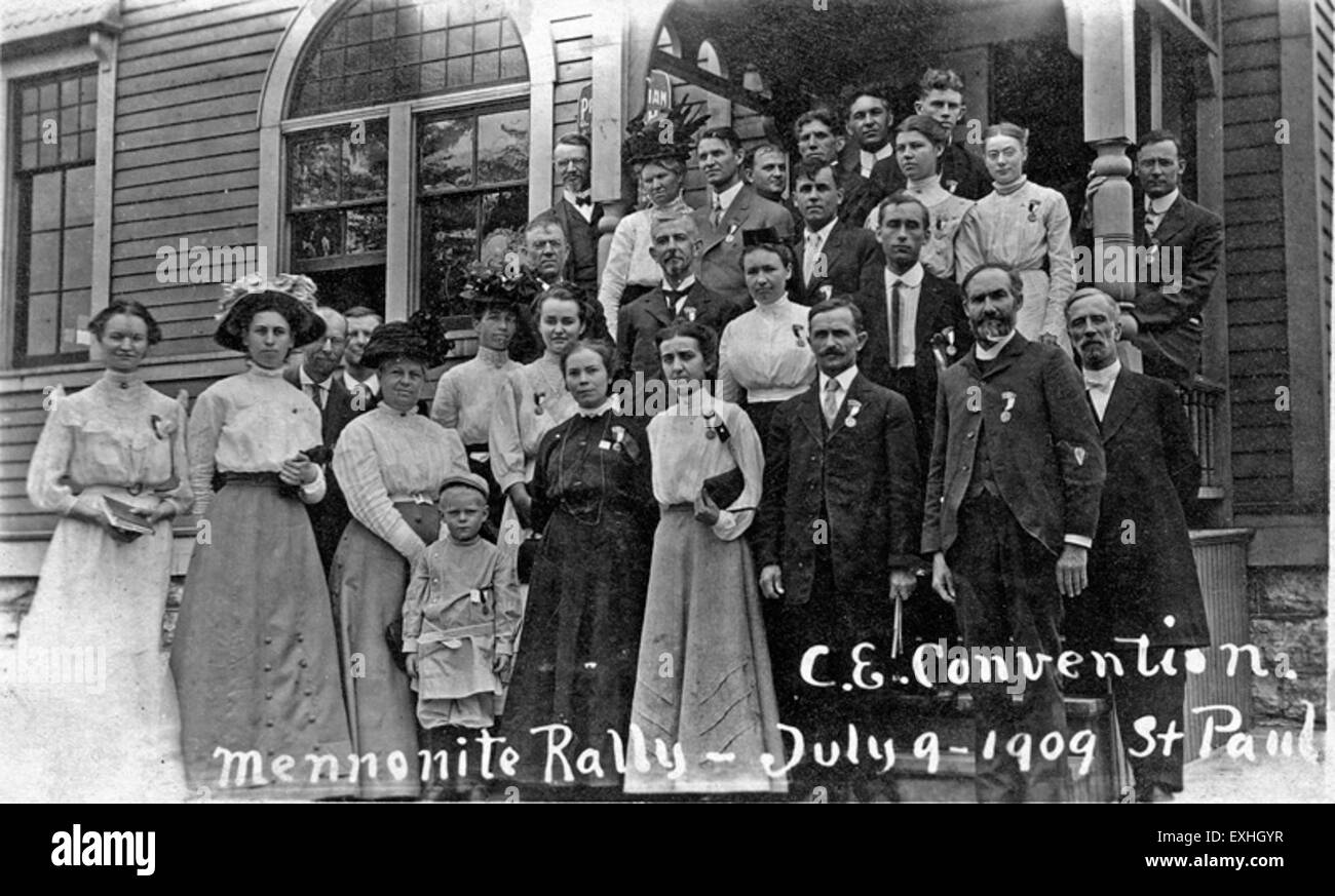 Mennonite Rally, Christian Endeavor Convention, St Paul, Minnesota ...