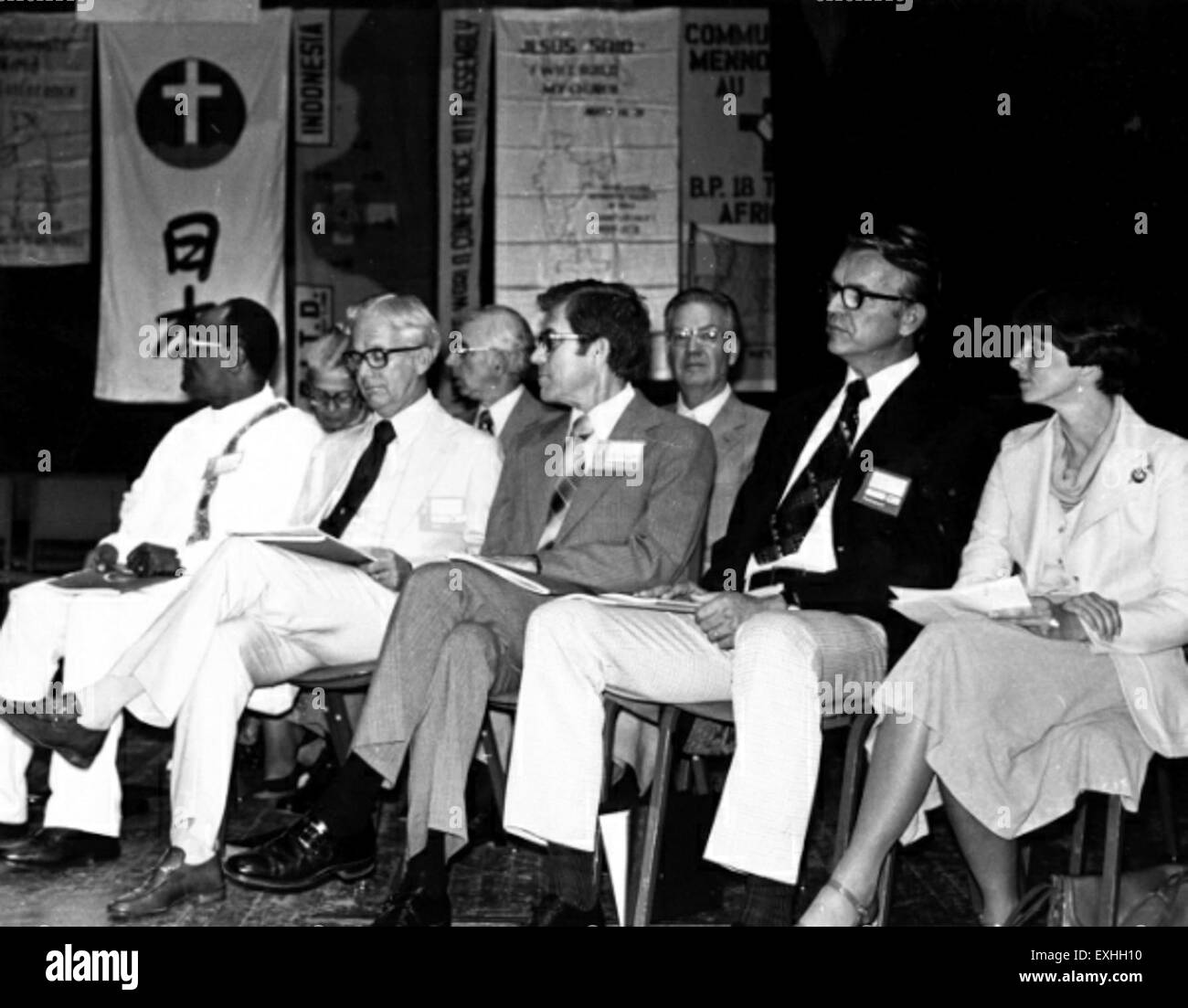 This photograph depicts the Mennonite World Conference Assembly held in ...
