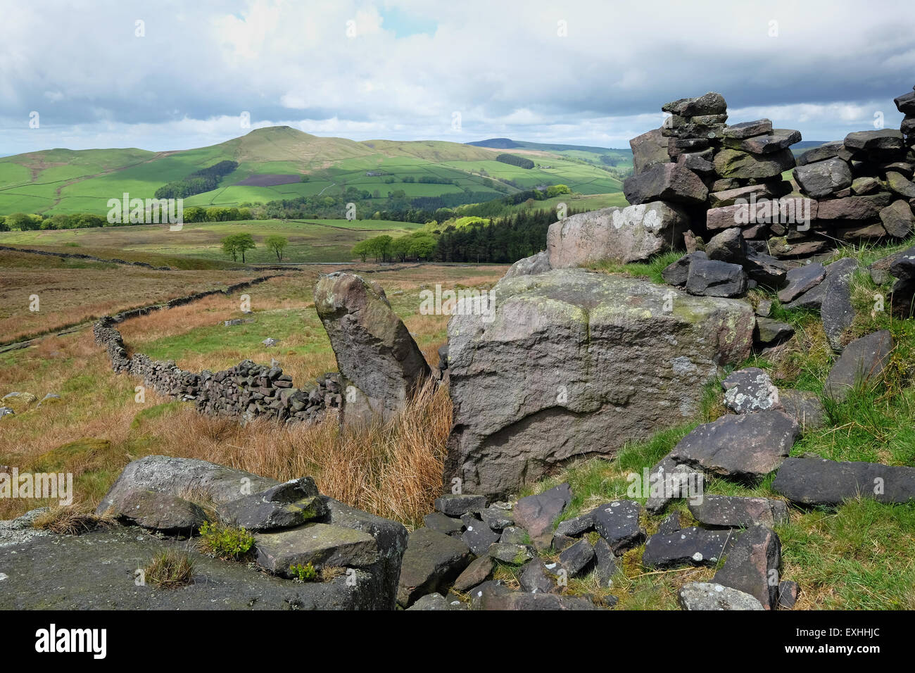 Shutlingsloe seen from the south east. The hill is known as the ...