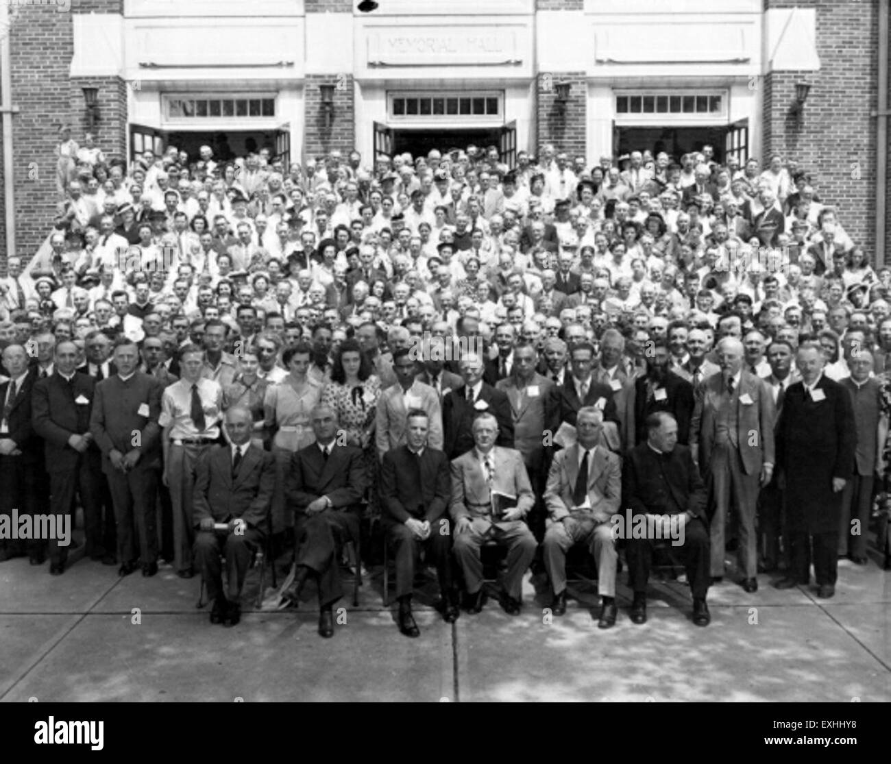This photograph captures the Mennonite World Conference Assembly held ...