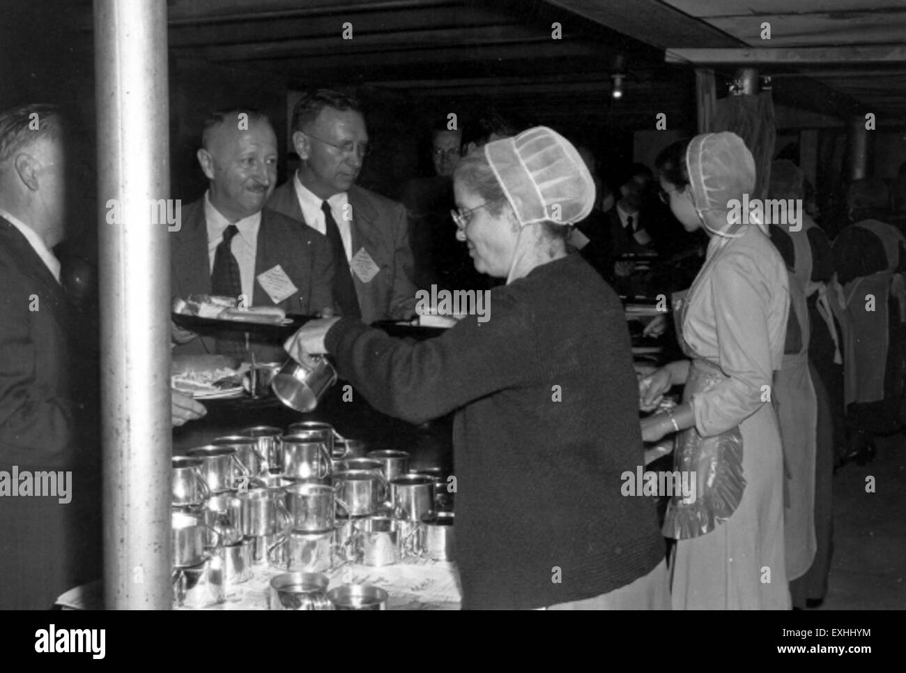 This image depicts the Mennonite World Conference Assembly held in 1948 ...