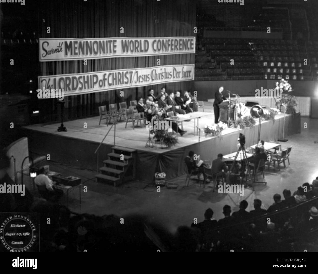 This photograph captures the 1962 Mennonite World Conference Assembly ...