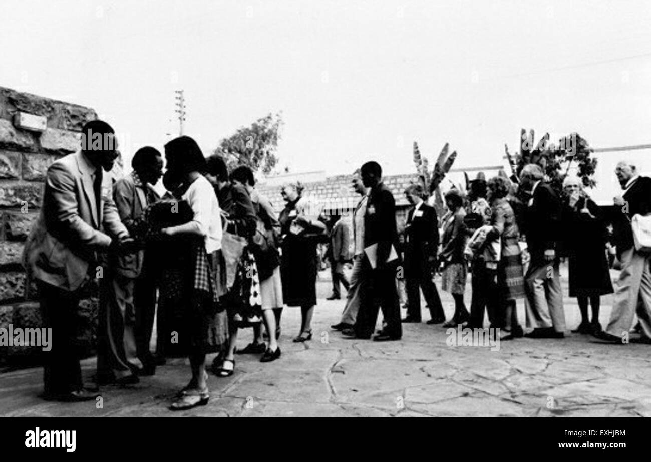 This photograph captures the Mennonite World Conference General Council ...