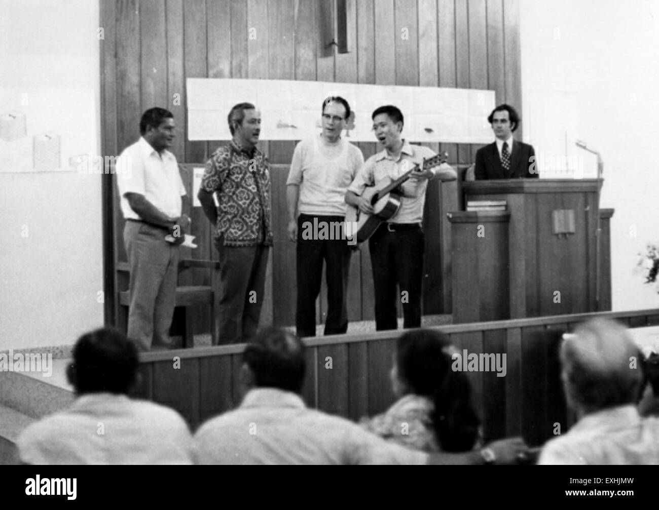 A photograph from the 1975 Mennonite World Conference Presidium Meeting ...