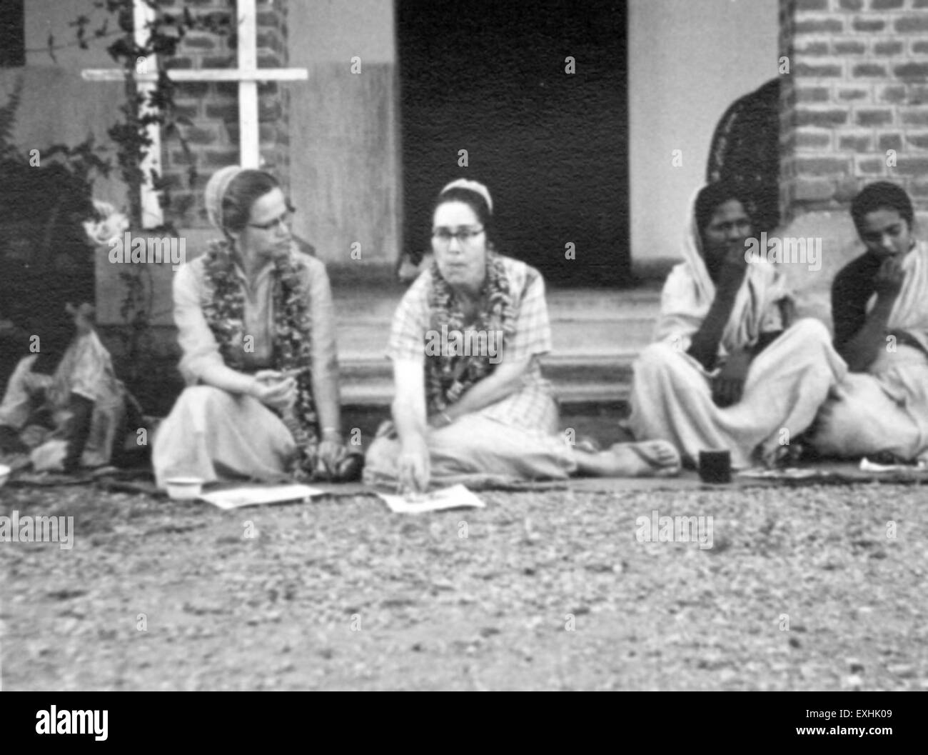 This historical photograph from 1961 shows Missionaries Kniss and Vogt ...