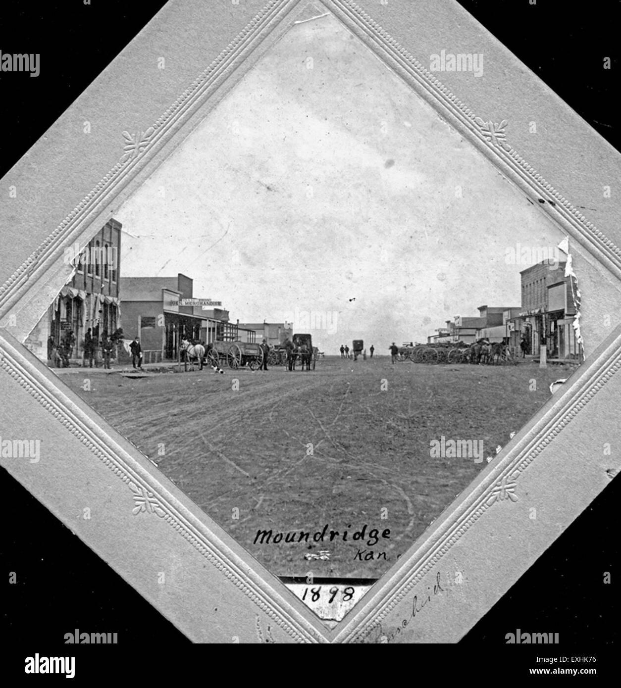 This photograph from 1898 captures the rural landscape of Moundridge ...