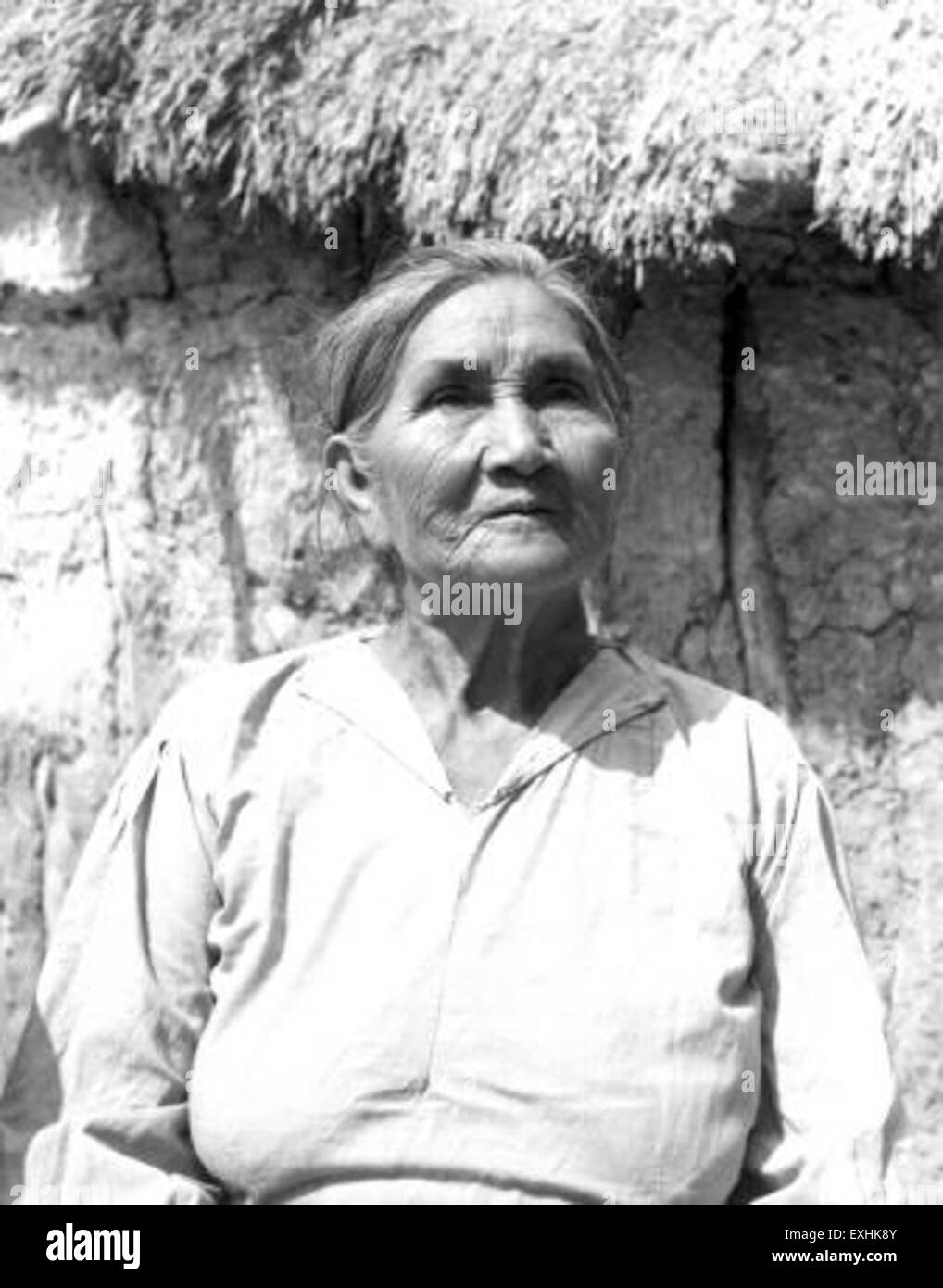 This portrait features Mrs. Luciano Cabrera from the Chaco region of ...