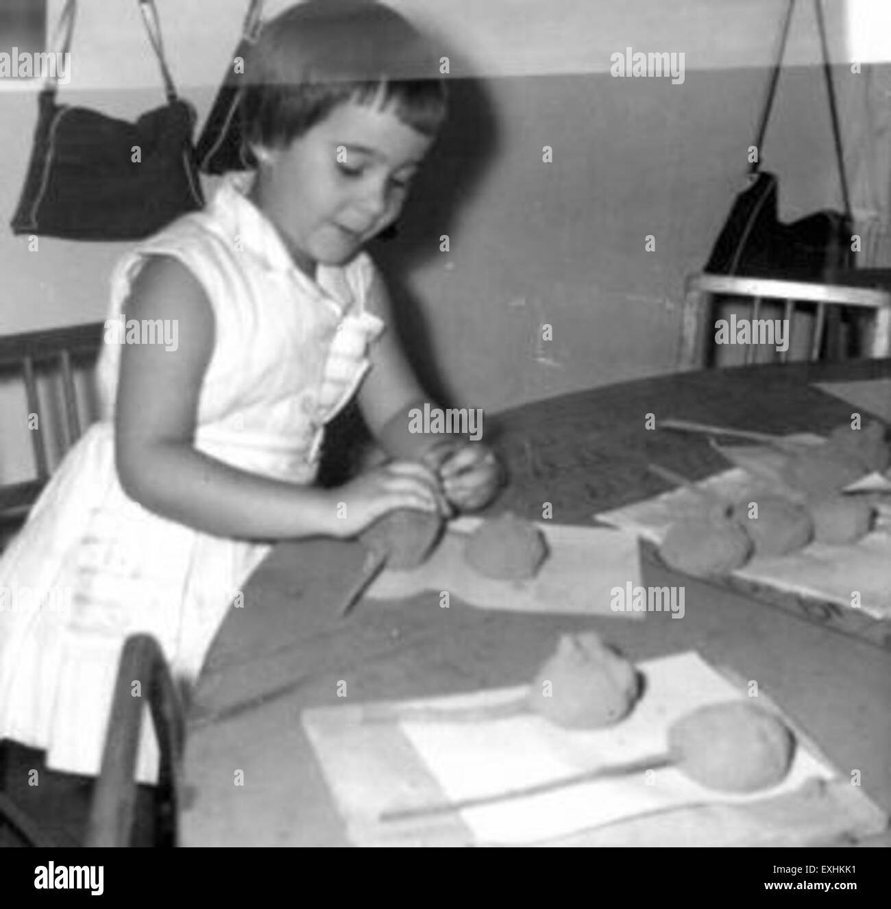 This image features a display of Nancy and mud puppets, likely ...