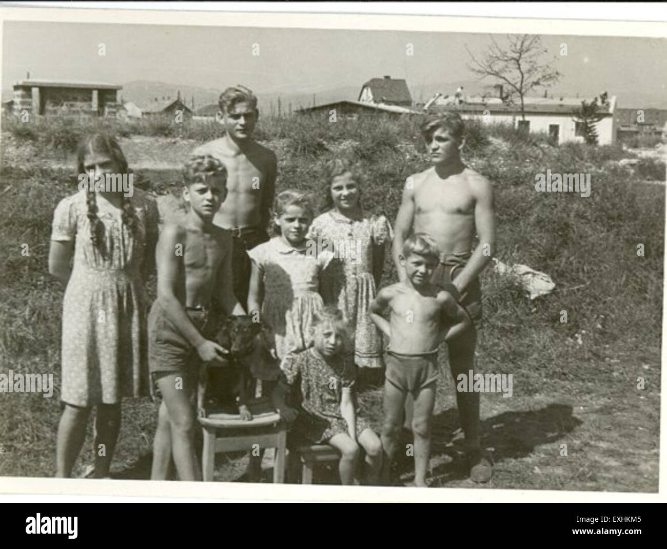 This photograph by Arthur Voth shows children in Linz, Germany, during ...