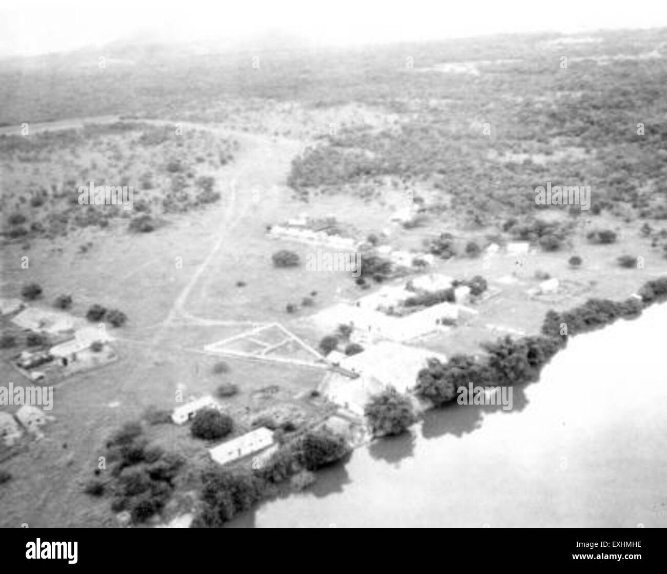 Packing plant aerial view Stock Photo - Alamy