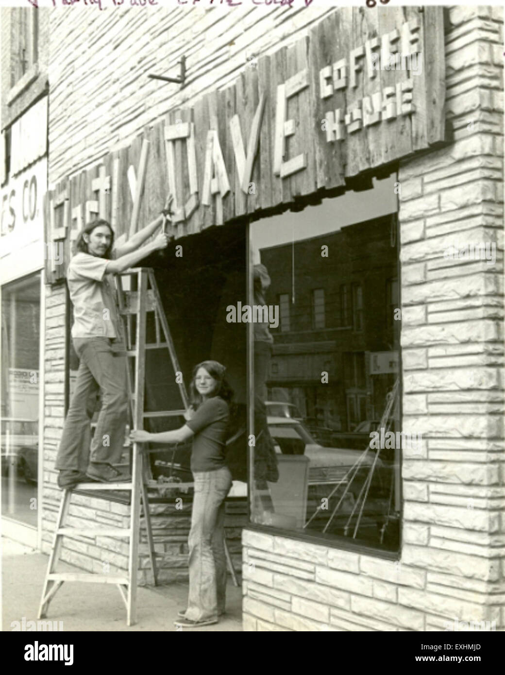 This image captures the iconic Partly Dave Coffeehouse in Elkhart ...