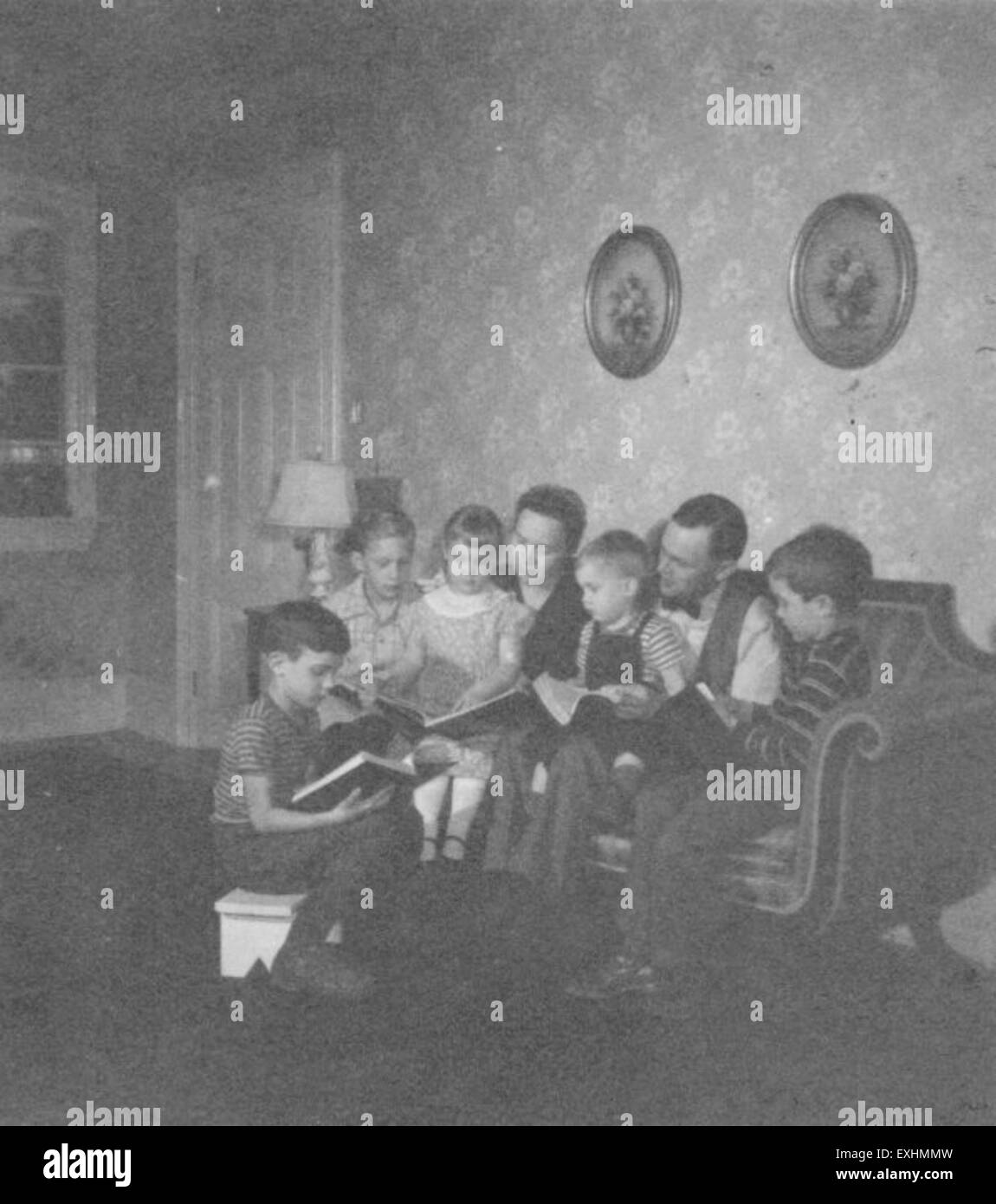 This photograph features the Clemens family from Lansdale, Pennsylvania ...