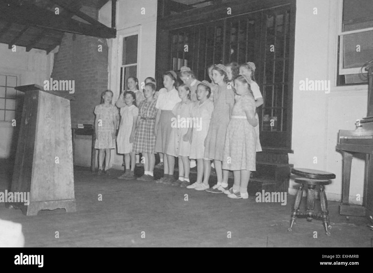 Performance At Little Eden Camp Stock Photo - Alamy