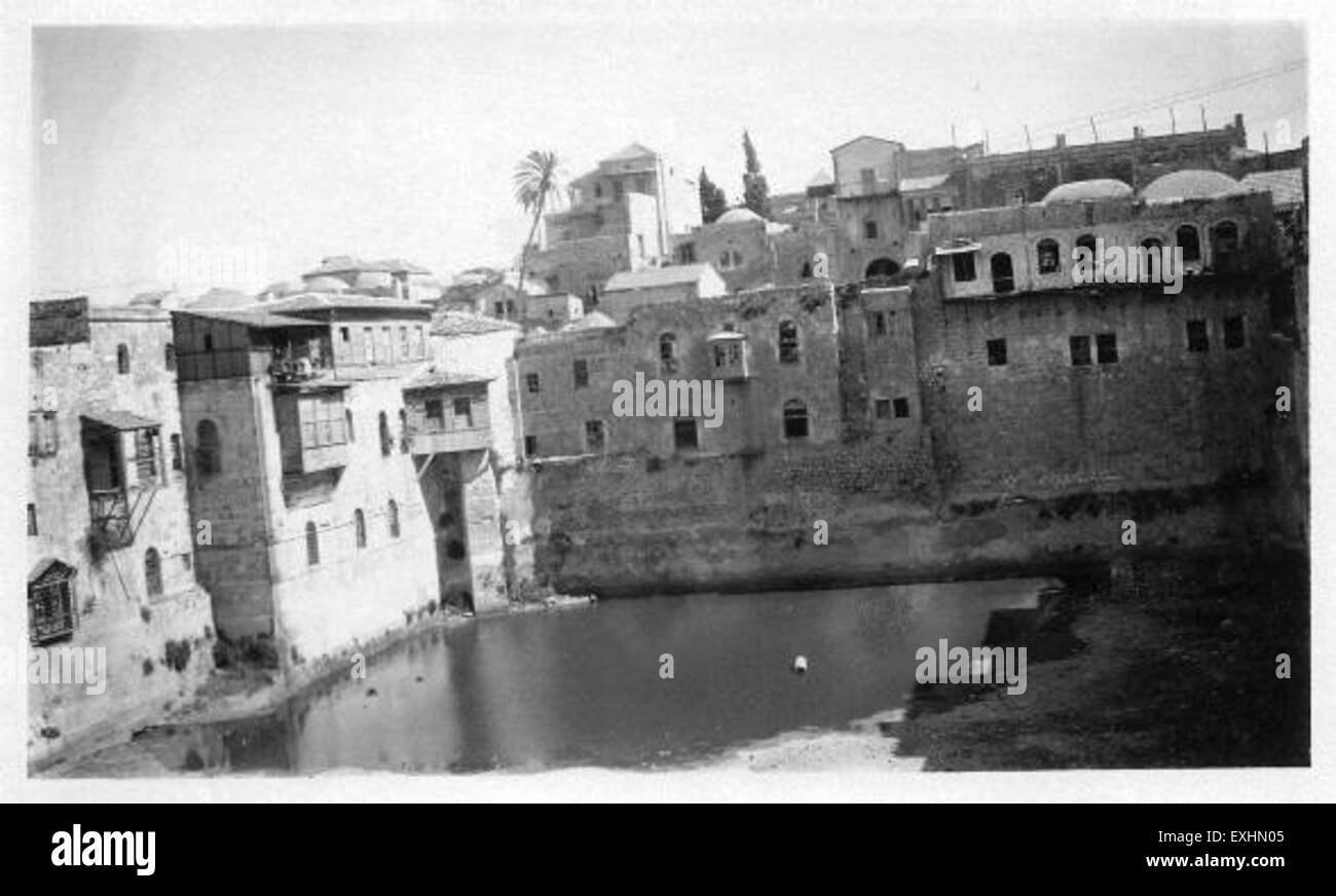 The Pool of Hezekiah, an ancient water reservoir in Jerusalem, was ...