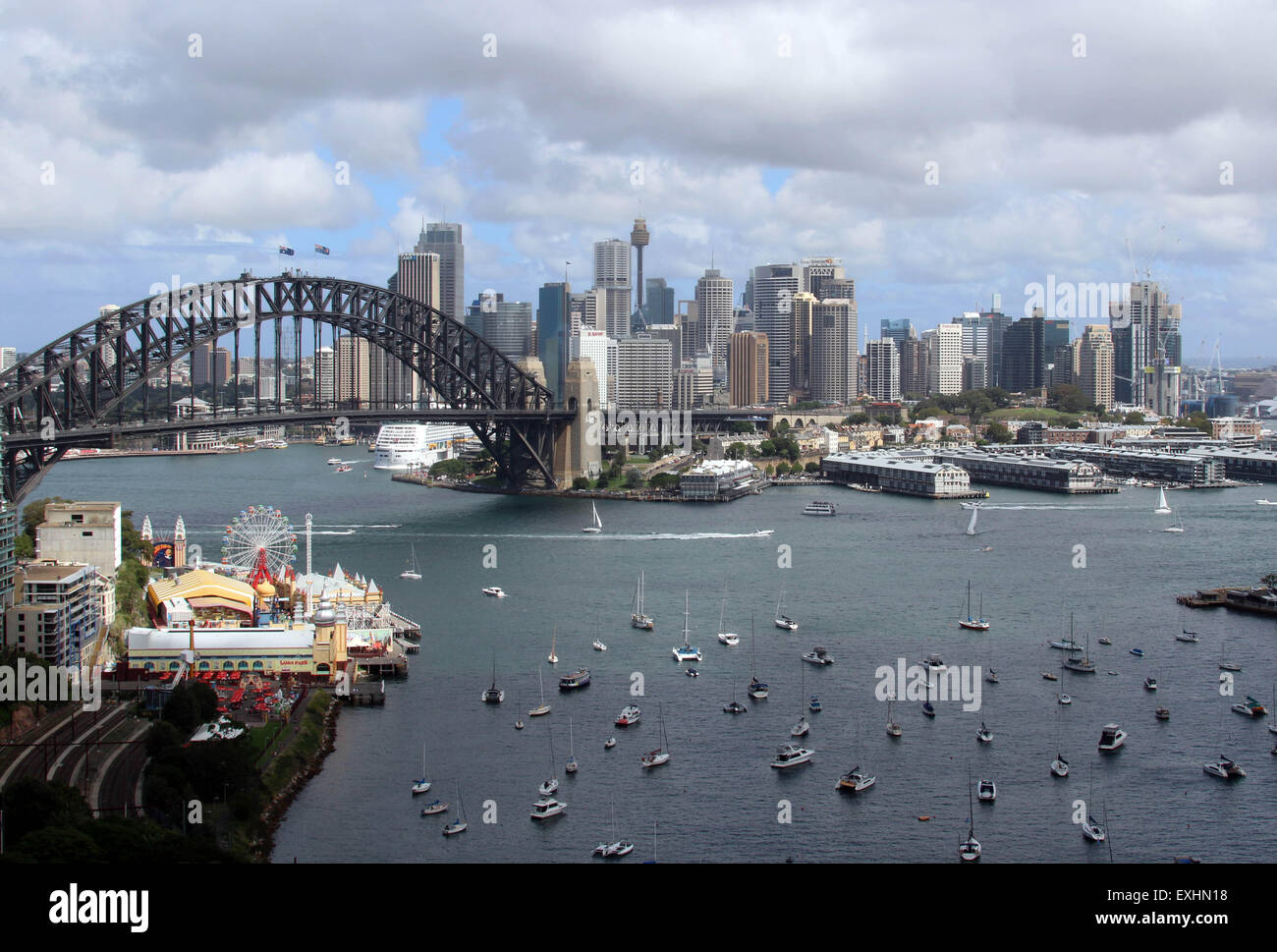 Sydney Harbour Bridge Port Jackson Australia Stock Photo - Alamy