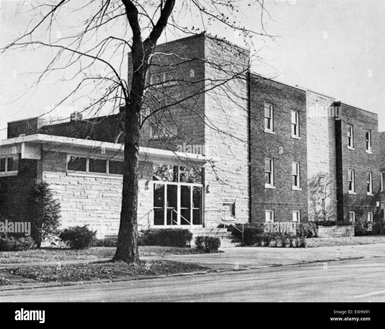 This photograph of the Prairie Street Mennonite Church, taken around ...