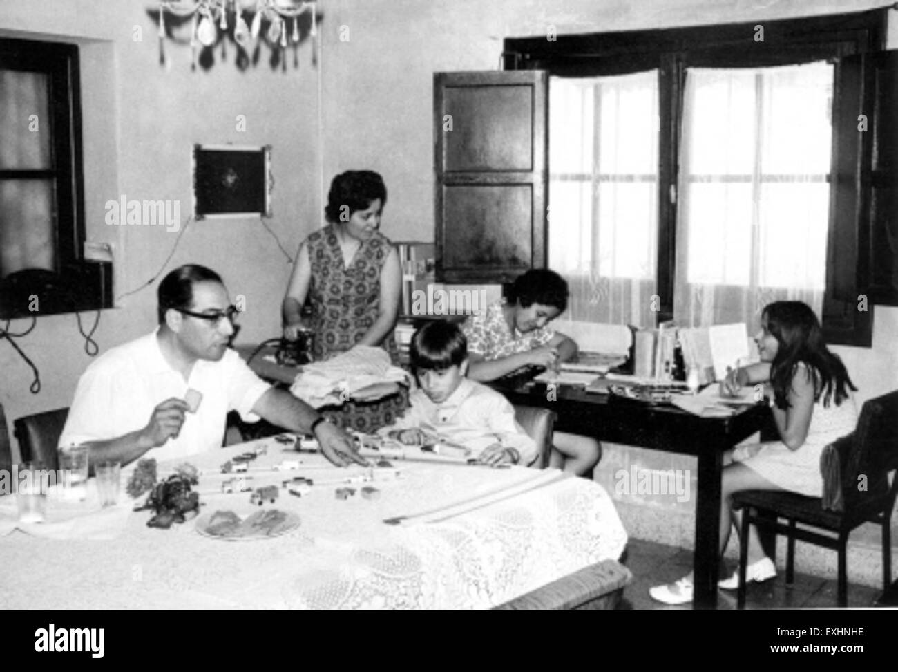 This photograph depicts the Alvarez family in Arrecifes, Argentina ...