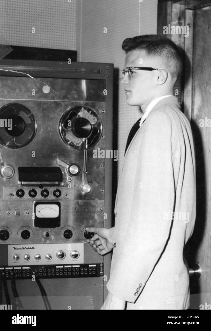 This undated photograph of Ron Collins captures the subject in a moment ...