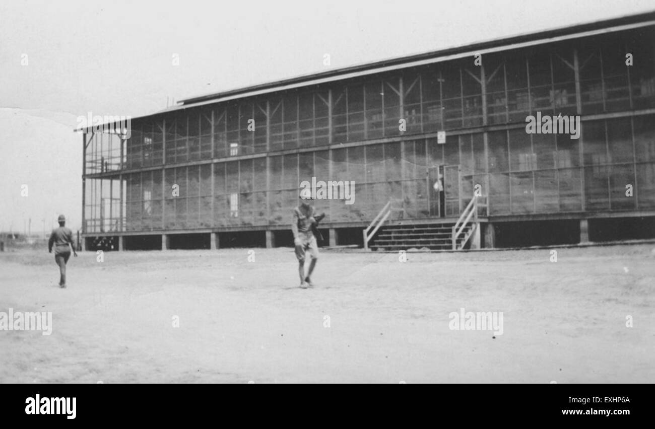 This image depicts Section S of the Base Hospital at Fort Riley ...