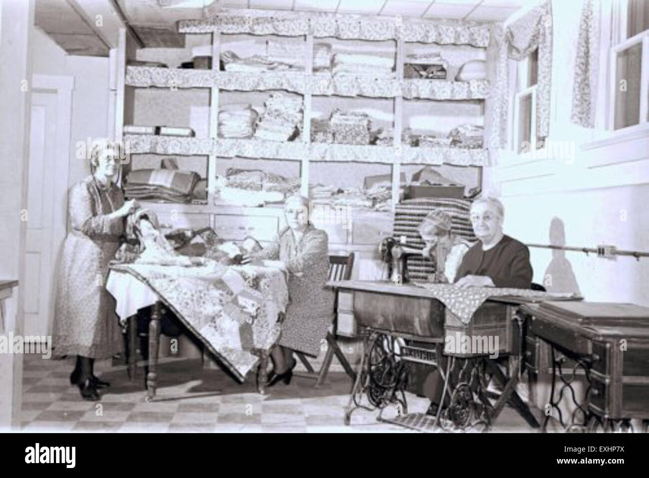 Sewing Circle of the Warwick River Church in Denbigh, Virginia Stock ...