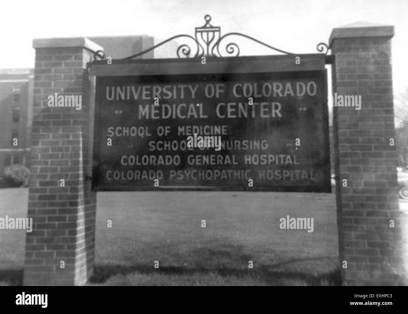 Sign, University of Colorado Medical Center 1 Stock Photo - Alamy