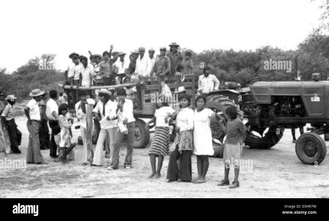 This image shows the indigenous Toba people of the Chaco region in ...