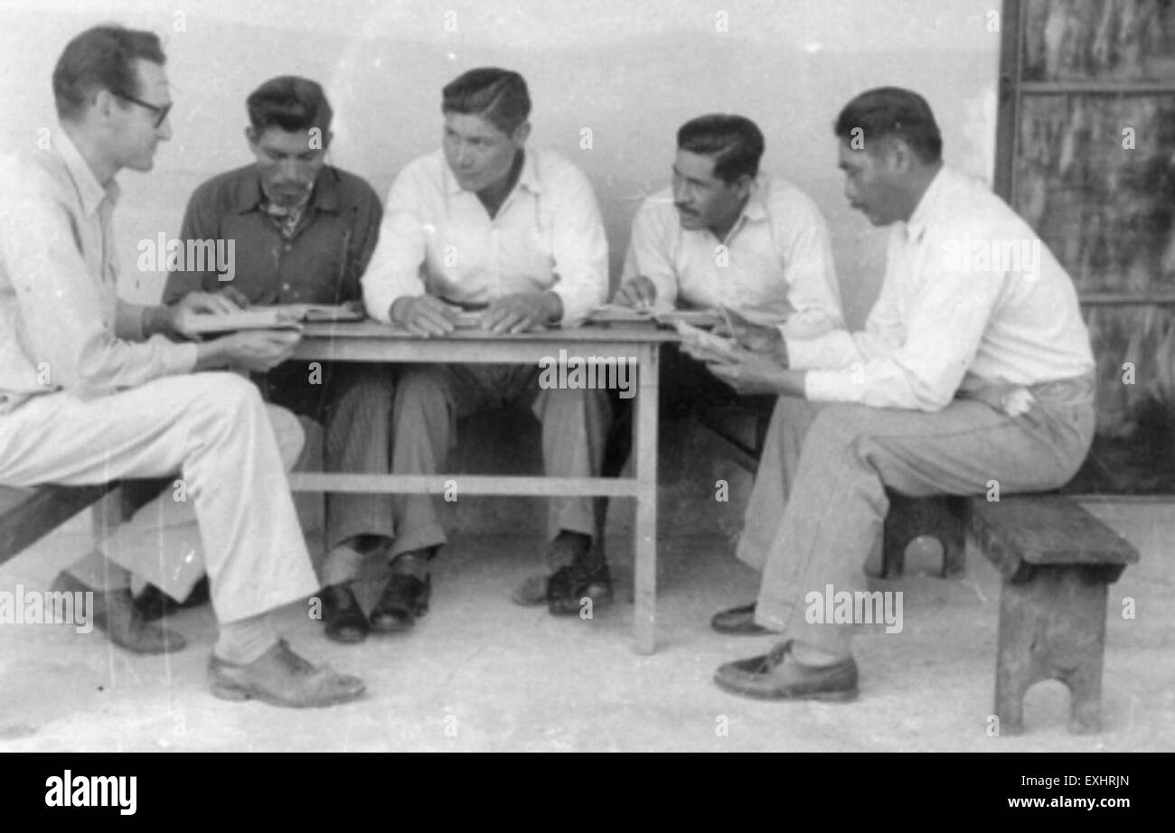 The Toba men from Chaco, Argentina, are portrayed in a scene that ...