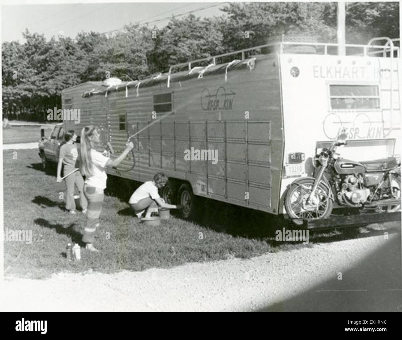 The 1973 trailer showcases an iconic vehicle from the early 1970s ...