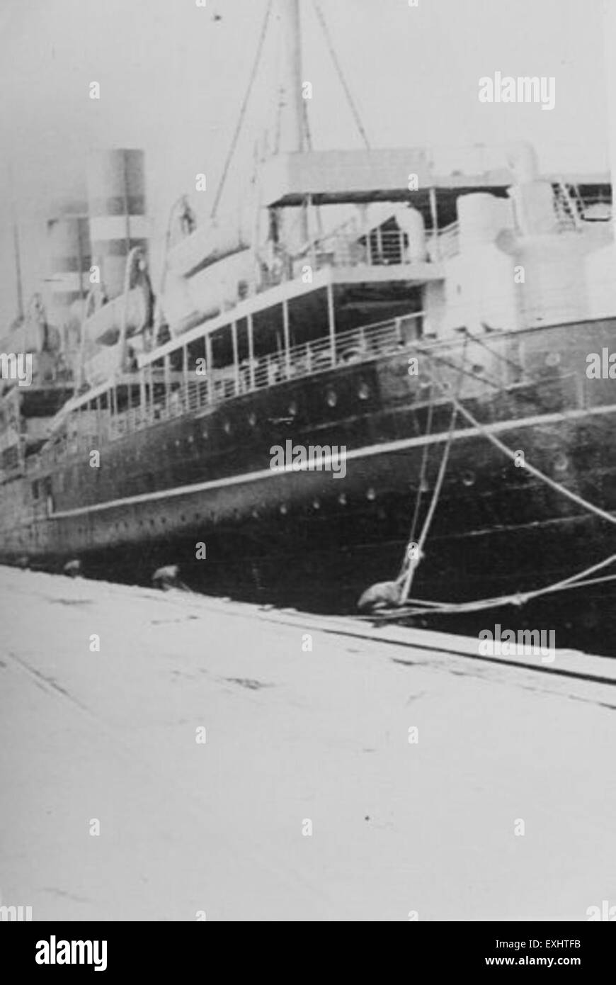 This image shows Russian Mennonite refugees aboard an ocean liner, as ...