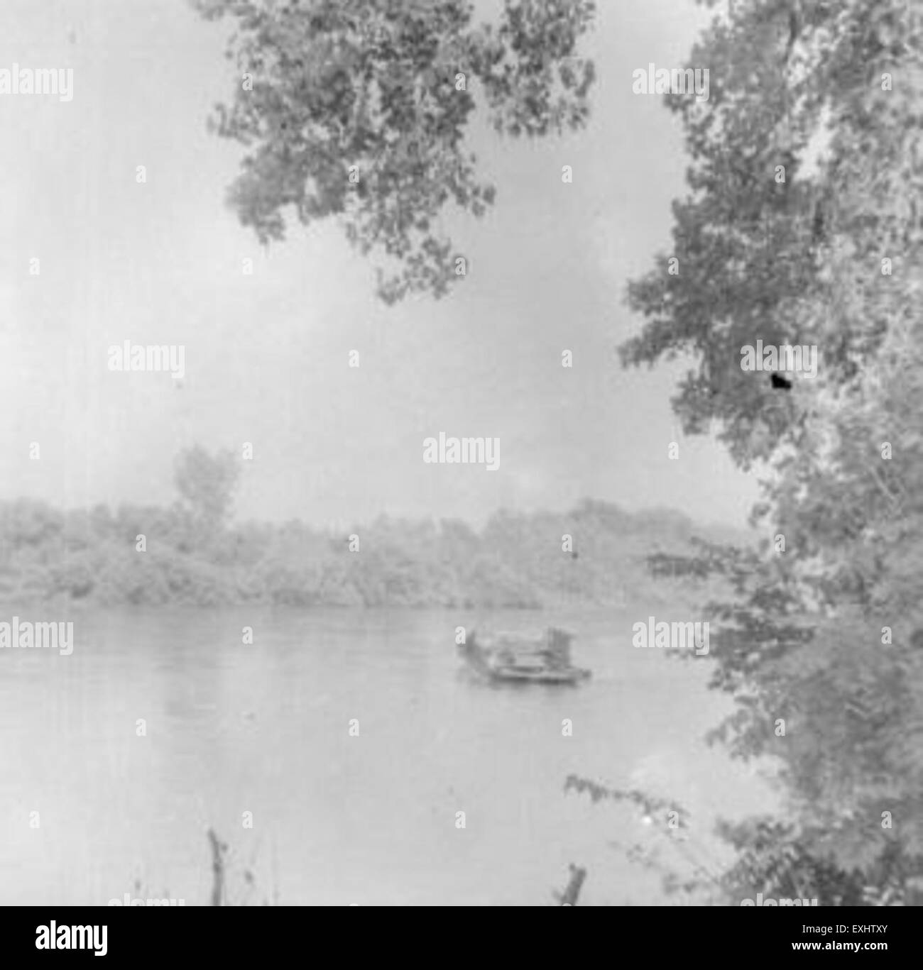 A photograph of the White River in Arkansas, highlighting the serene ...