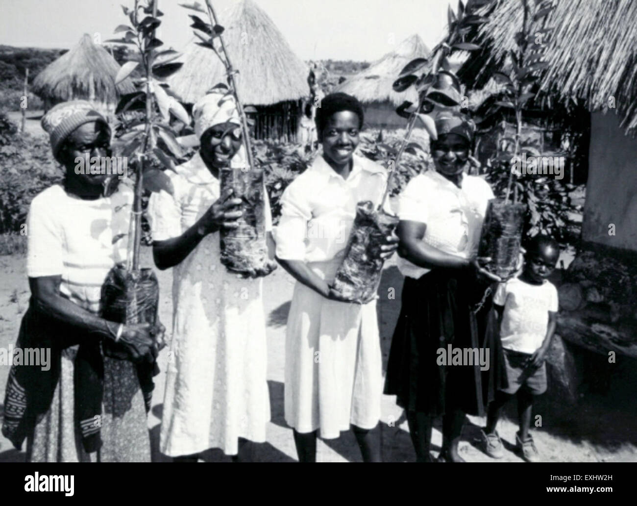 This photograph captures a group of women farmers from the Poti ...