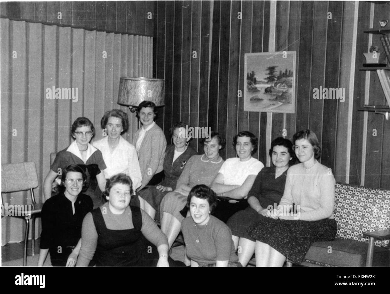 This photograph captures the 1959 Women in Church Vocations conference ...